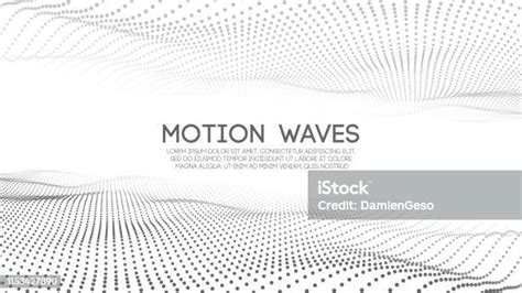 อนุภาคคลื่นดิจิตอลนามธรรมเรืองแสง 3 มิติ ภาพประกอบเวกเตอร์แห่งอนาคต องค์ประกอบ Hud แนวคิดเทค