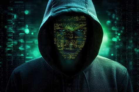 Premium Ai Image Mysterious Face Of Anonymous Hacker