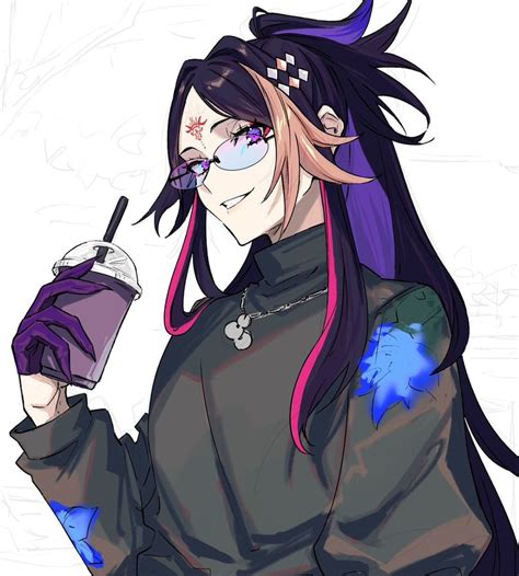 Shu Yamino Nijisanji And More Drawn By Oyasumi Fuwa Chi Mu Danbooru