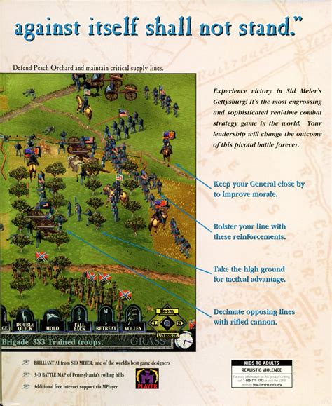 Sid Meiers Gettysburg Usa Free Download Borrow And Streaming Internet Archive