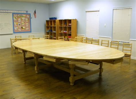 Collaborative Learning Oval School Tables Maker Marketplace