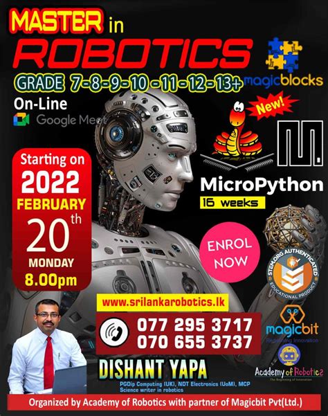 Masterroboticslevel3 Sri Lanka Robotics Education