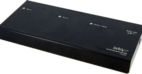 StarTech ST122DVIA 2 Port DVI Video Splitter With Audio