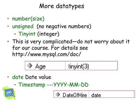 Ppt Creating Tables Setting Constraints And Datatypes Powerpoint