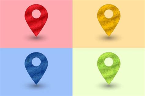 Map Pointer Location Icon Bundle Graphic By Kazihossain Creative Fabrica