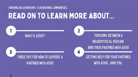 How To Support A Partner With Adhd 3 Tips Council For Relationships