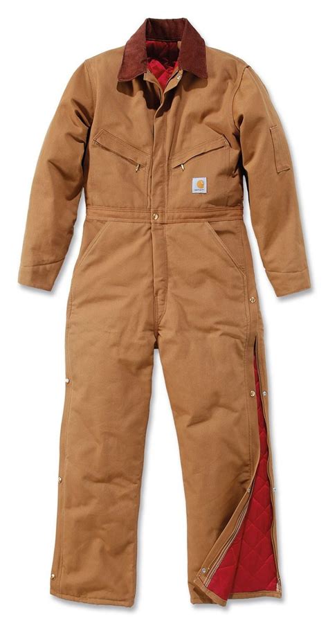 Carhartt Duck Coverall Quilt Lined Arbejdstøj Jakker Overalls