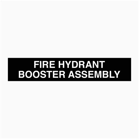 Fire Hydrant Booster Assembly Signs Buy Statutory Signs Online Get Signs
