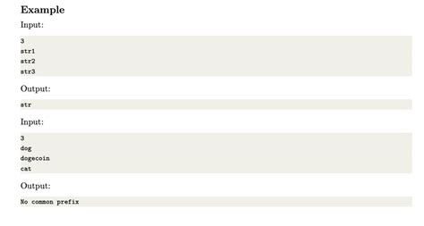 Solved 3 Longest Common Prefix Longest Common Prefix For A