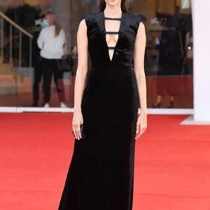 Linda Caridi Shows Off Her Cleavage At The 77th Venice Film Festival