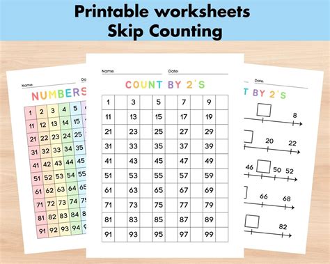 Skip Counting Numbers Worksheets Free Worksheets Printable