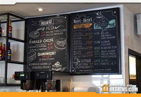 Chalkboard Menu