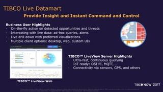 Tibco Streaming Analytics Overview And Roadmap PDF