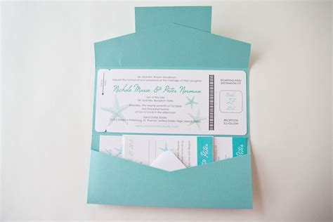 Passport Pocket Style Invitations • Destination Wedding Invitations
