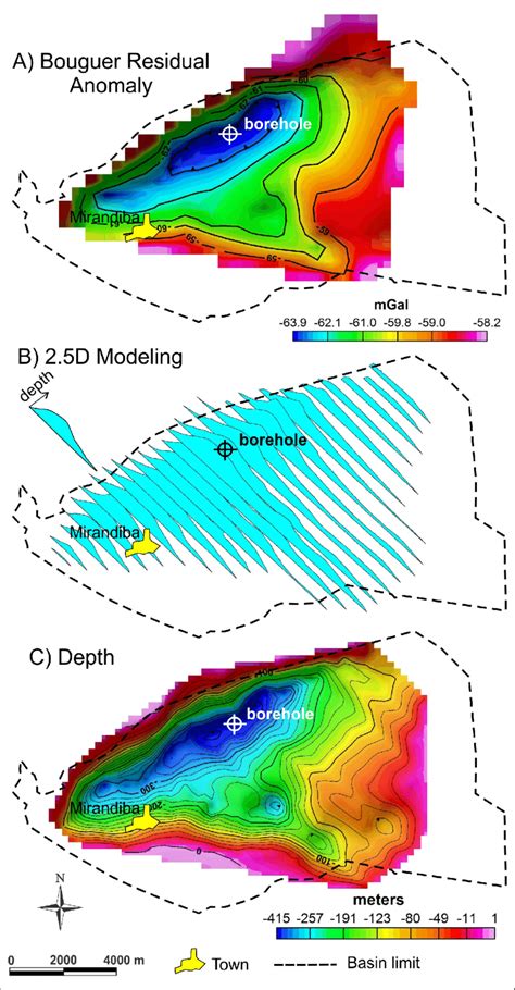 A Bouguer Residual Anomaly Defined By 580 Mgal Isogalic B Results