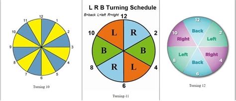 Patient Turn Schedule Clock Repositioning For Pressure Injury