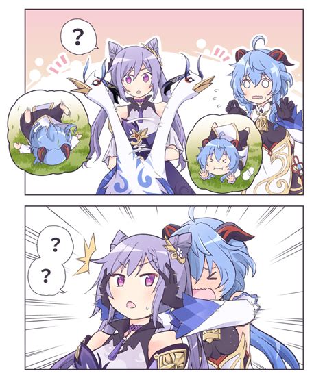 刻晴さんに昔の体型を絶対に知られたくない甘雨 マケー