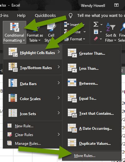 Using Conditional Formatting To Identify Date Based Patterns In Excel