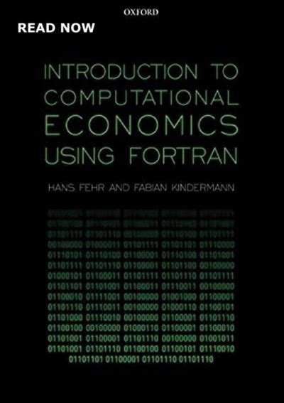 Introduction To Computational Economics Using Fortran