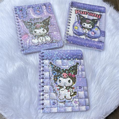 Premium Quality Shining Kuromi Notebook With Flap Opening Letspropstore
