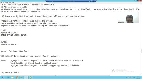 37 Abap Oops Events Introduction Youtube