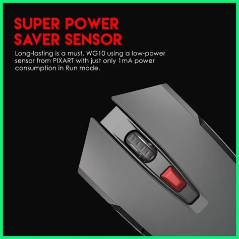 Famtech Wg10 Raigor Ll 24ghz Wireless Gaming Mouse Shopee Philippines