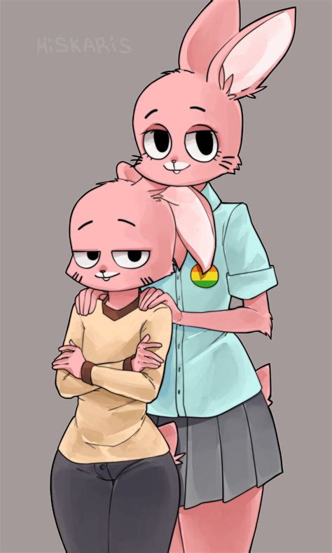 Gumball Watterson Nicole Watterson The Amazing World Of Gumball Удивительный мир Гамбола