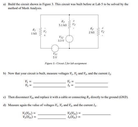 Solved A Build The Circuit Shown In Figure This Circuit Chegg Com