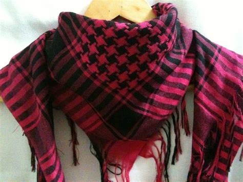 Palestine Shemagh Kaffiyeh Arab Scarf Unisex Keffiyeh Rojava Scarf
