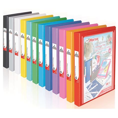 แฟ้มโชว์ H 332 3ห่วง ตราม้า A4 สัน3 5ซม ทุกสี Shopee Thailand