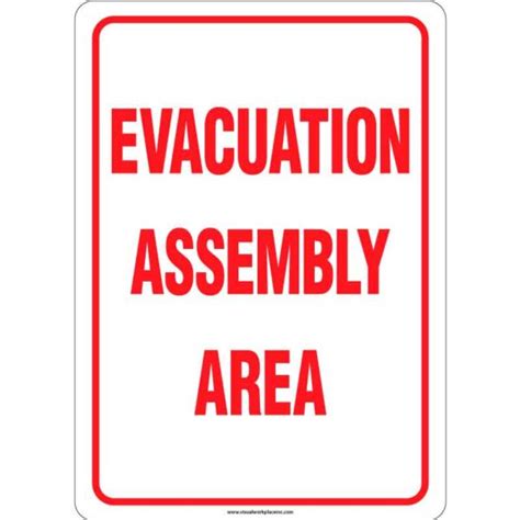 Evacuation Assembly Area Visual Workplace Inc