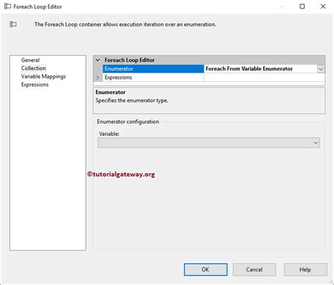 Ssis Foreach Variable Enumerator