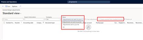 Accessing General Ledger Adjustments Once The Feature Is Enabled