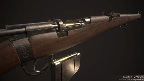 3d Model Lee Enfield Smle Mk3 No1 Scope Attachment Vr Ar Low Poly