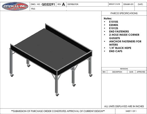 HEIGHT ADJUSTABLE SORTING ASSEMBLY WORKSTATION