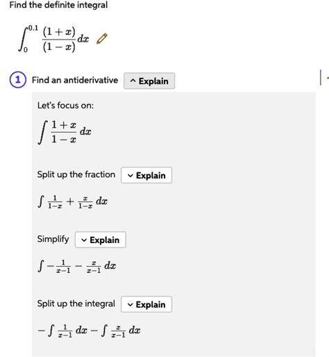 solved find the definite integral âˆ 83 dx find an antiderivative