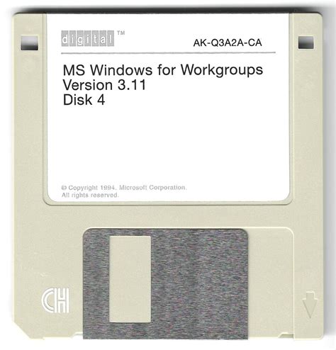 Microsoft Windows For Workgroups 3 11 3 11 300 1993 11 11 [english] 3 5 1 44mb [digital