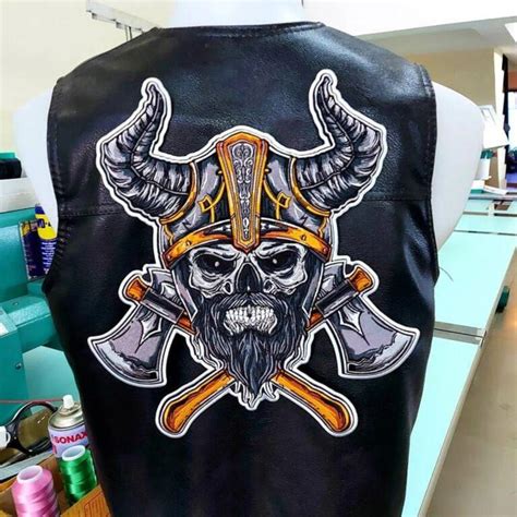 Viking Large Back Patch Makemypatch Viking Large Back Patch Makemypatch