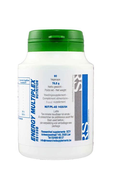 Energy Multi Plex 90 Capsules Research Nutritionals Yourhealthbasket