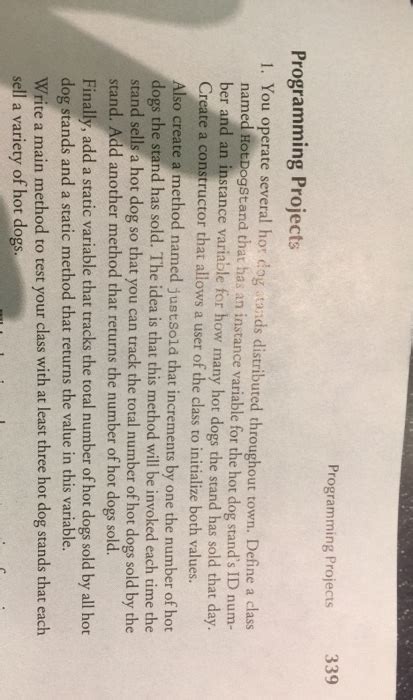 Solved Problem Complete Programming Project 1 Pg 339