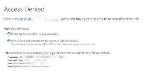 azure pim access denied for the sharepoint admin center