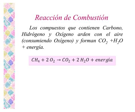 Ecuación De Combustión La Ecuación General De La Combustión