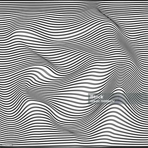 Abstract Background With Wave Lines Pattern Vector Esp 10 Stock Illustration Download Image