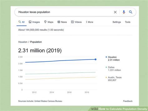 How To Calculate Population Density Steps With Pictures