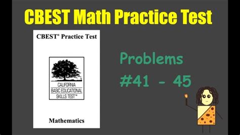 Cbest Math Practice Test With Answers