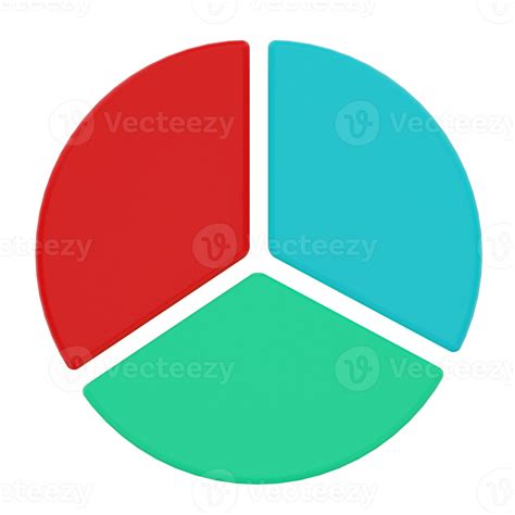 Pie Chart 3d Illustration 10795058 Png