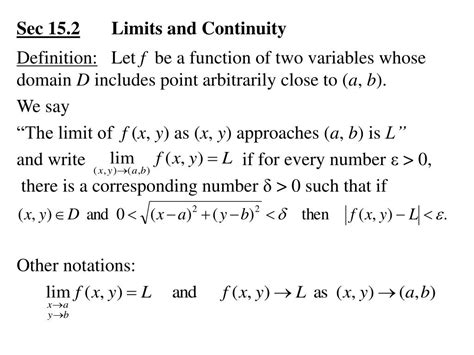 Ppt Sec 151 Functions Of Several Variables Powerpoint Presentation