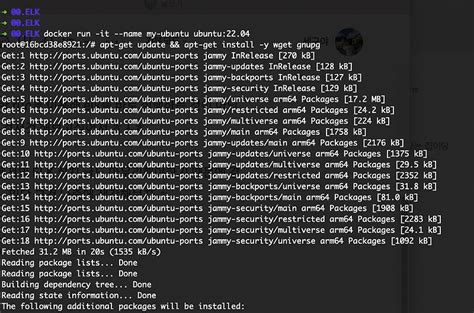 Elk 네트워크 모니터링 시스템 구축 2 Docker 우분투 컨테이너에 Elasticsearch 설치 및 실행