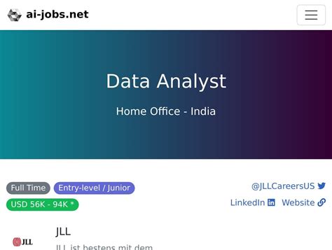 Hiring Data Analyst In Home Office India Raimljobs
