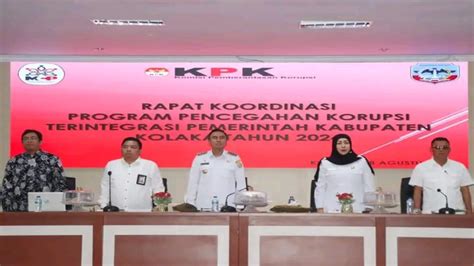 Detail Pj Bupati Kolaka Hadiri Rapat Koordinasi Koordinasi Program Pencegahan Korupsi